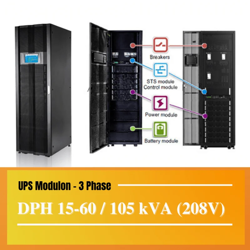 Danh sách UPS 3 Phase Modulon Hãng Delta